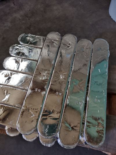 Pure Tin 7 pound bar – Hallmark Metals